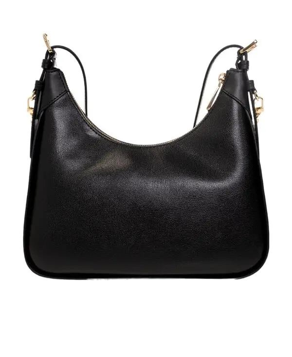 Michael Kors Leather Shoulder Bag With Chain Strap
