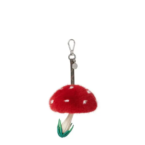 Fendi Mushroom Charm - Red