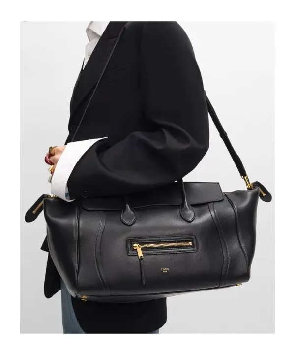 Celine Luggage Grained Calfskin - Black