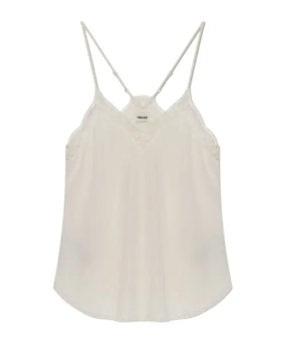 Zadig&Voltaire Christy V-neck Lace Top