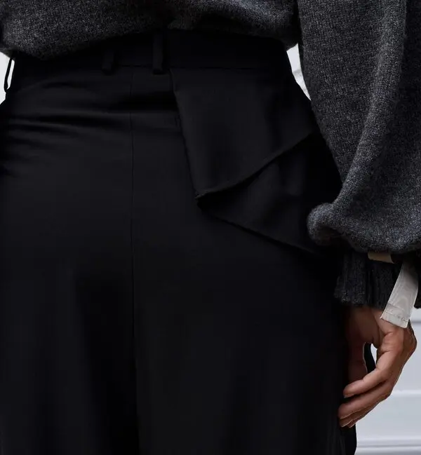 Dior Draped Regular-fit Trousers - Black