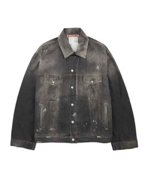 Acne Studios Distressed Denim Button-up Jacket