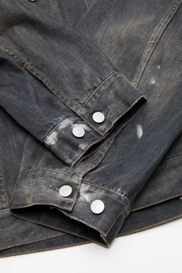 Acne Studios Distressed Denim Button-up Jacket