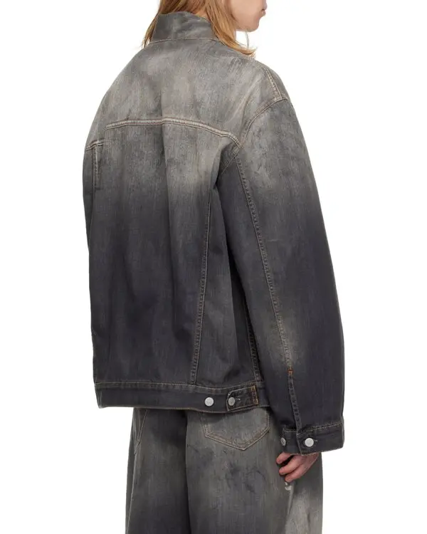 Acne Studios Distressed Denim Button-up Jacket