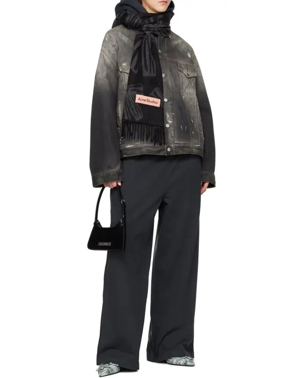 Acne Studios Distressed Denim Button-up Jacket