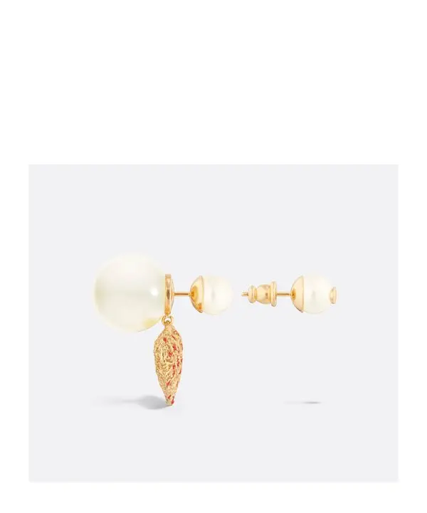Dior Amour Tribales Earrings With Heart Motif