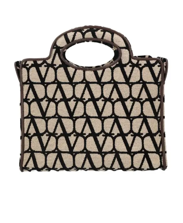 Valentino Garavani La Troisième Toile Iconographe Small Tote Bag - Black