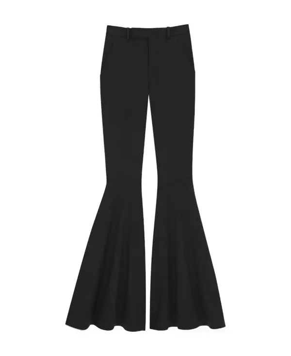 Saint Laurent Low-waisted Flared Trousers