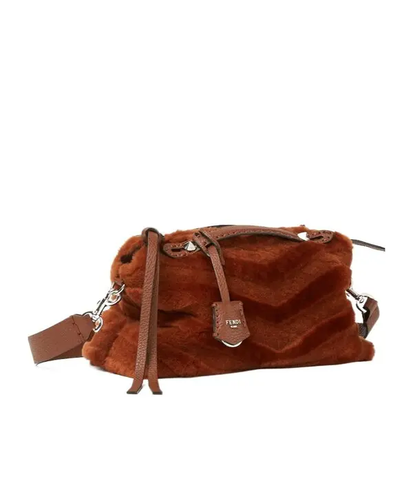 Fendi Selleria Medium Tote Bag - Rust-red