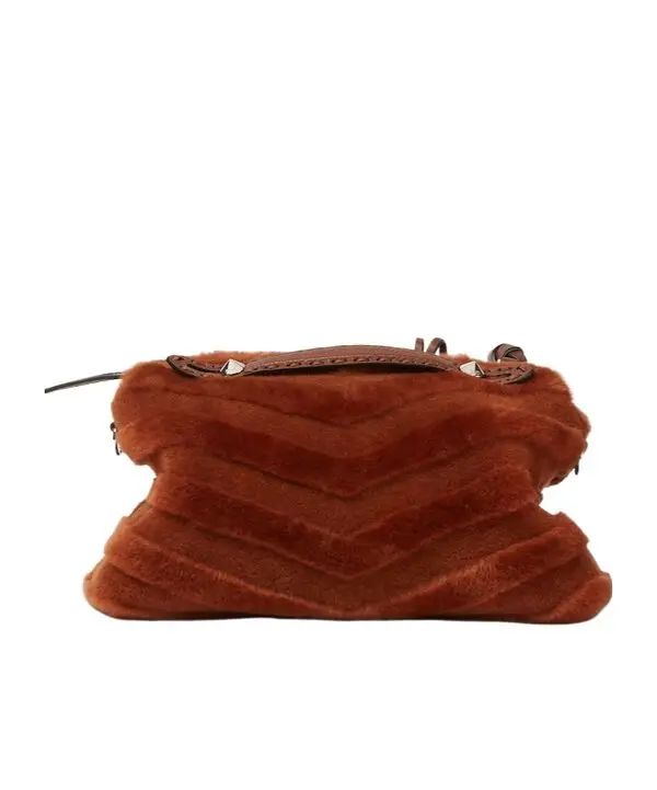 Fendi Selleria Medium Tote Bag - Rust-red