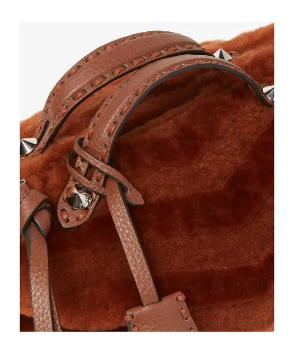 Fendi Selleria Medium Tote Bag - Rust-red