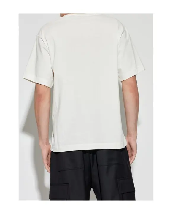 Burberry Ekd Sketch Crewneck T-shirt - Chalk White