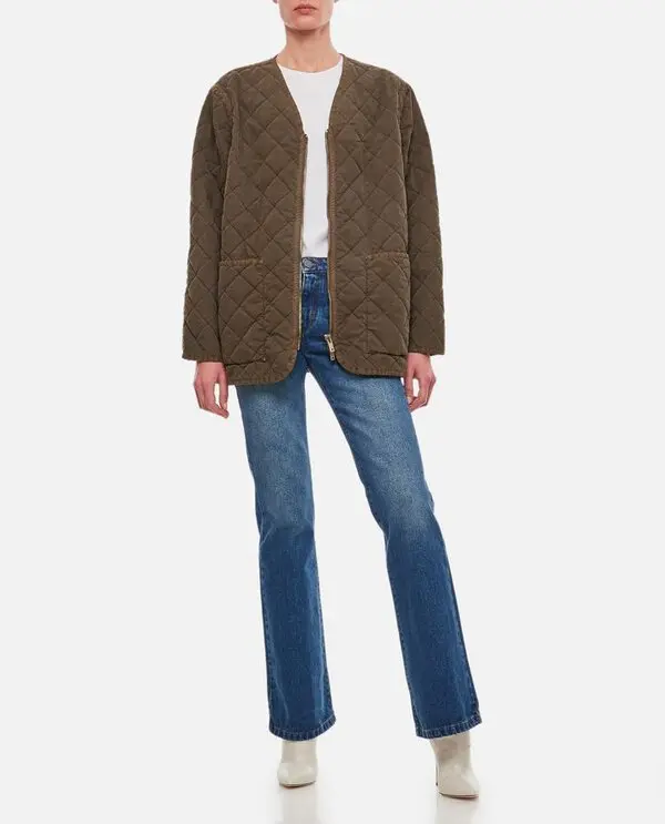 GOLDEN GOOSE Quilted Zip-up Jacket