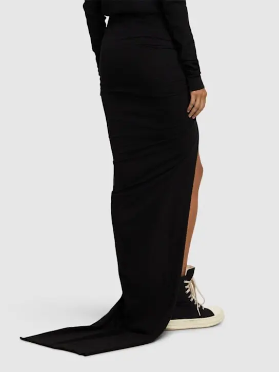 Rick Owens Asymmetrical Skirt - Black