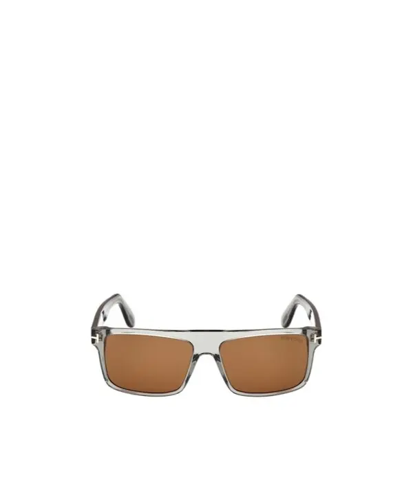 TOM FORD Rectangular Frame Sunglasses - Brown
