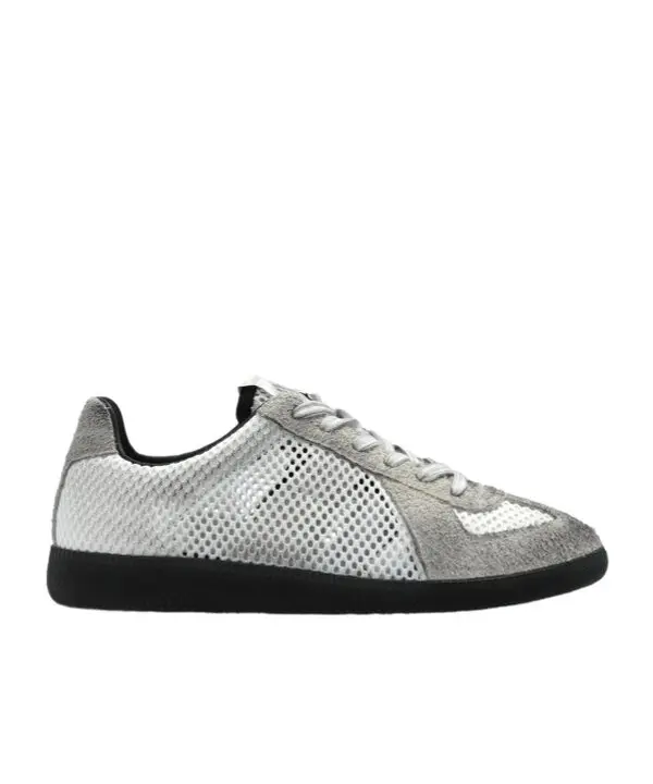 MAISON MARGIELA Logo Printed Sneakers - Gray
