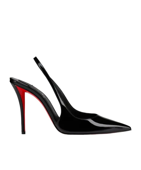 CHRISTIAN LOUBOUTIN Miss Z Slingback Stiletto Pumps - Black