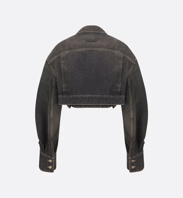 Dior Denim Jacket With Classic Bee And Cd Logo Embroidery