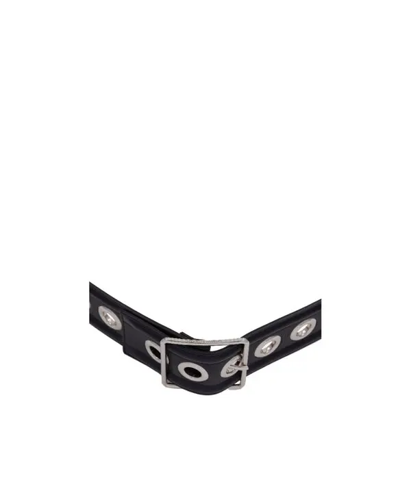 Alexander McQueen Eyelet Detailed Buckled Belt