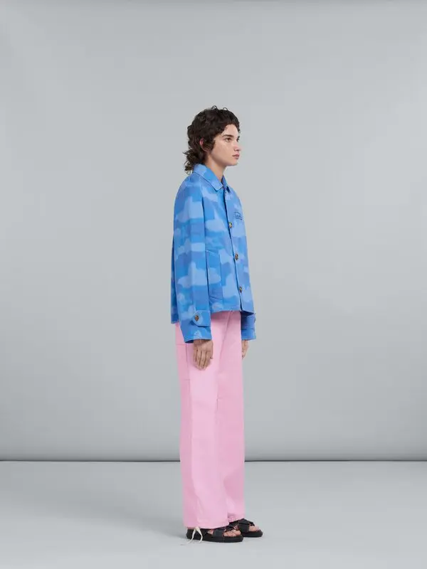 Marni High-waist Logo-embroidered Trousers - Pink
