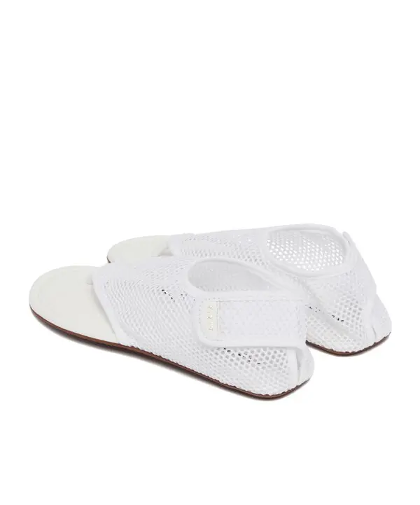 Alaïa Fishnet Thong Sandals