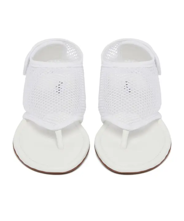 Alaïa Fishnet Thong Sandals