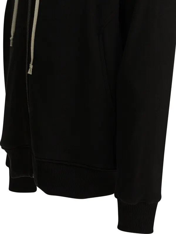 Rick Owens Zip-up Drawstring Hoodie