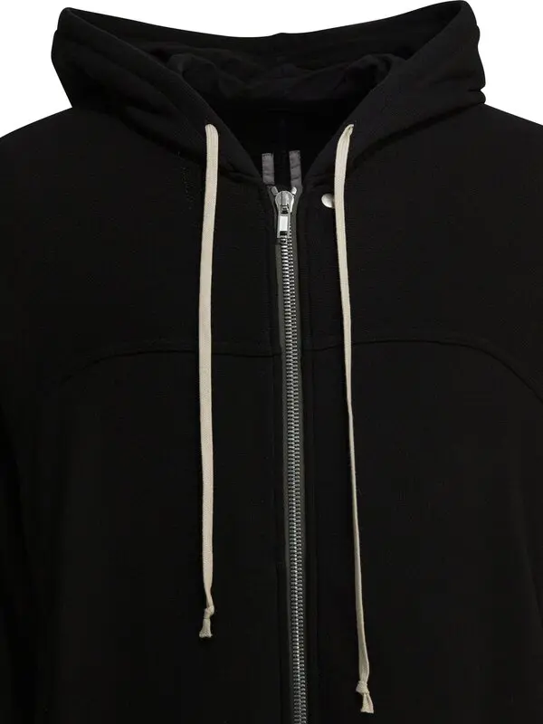 Rick Owens Zip-up Drawstring Hoodie