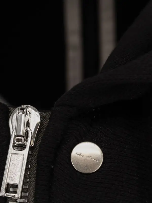 Rick Owens Zip-up Drawstring Hoodie