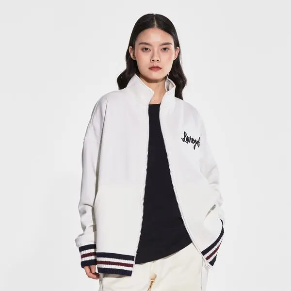 LIUREGALI Long-sleeved Logo Casual Jacket