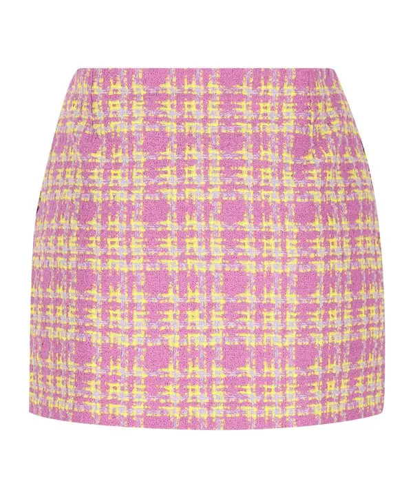 Gucci Tweed Button Detailed Skirt