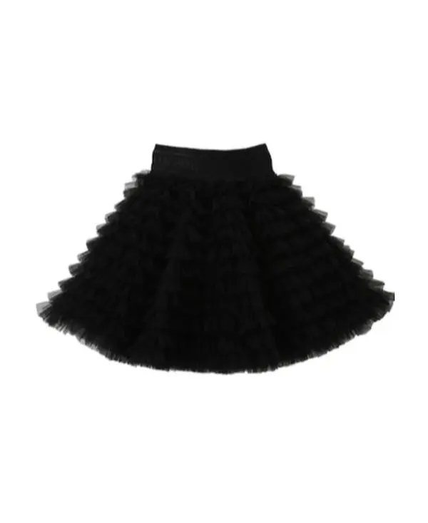 Balmain Pleated Tulle Skirt