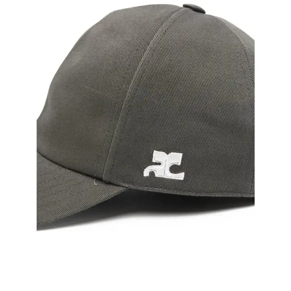 COURREGES Ac Signature Baseball Cap - Grey