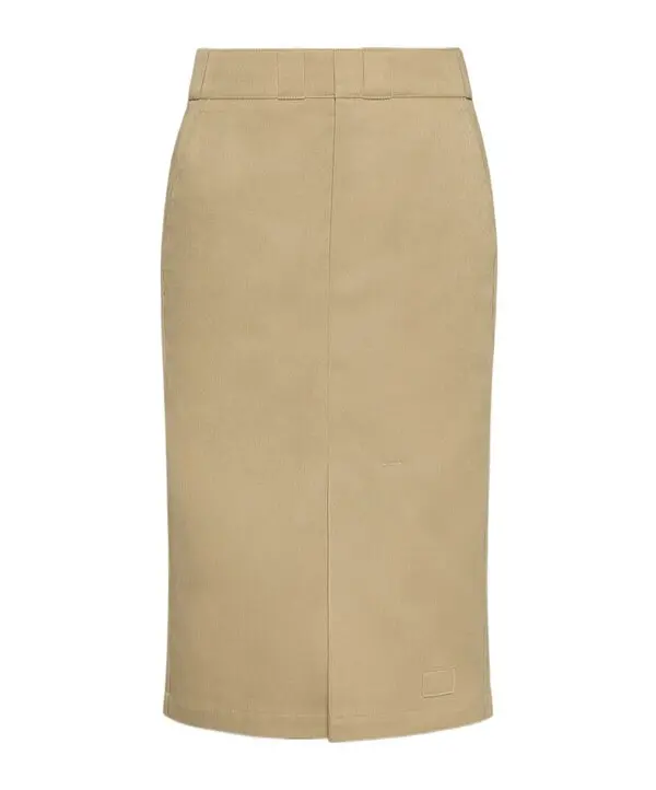 MAISON MARGIELA Chino Skater Midi Skirt - Camel