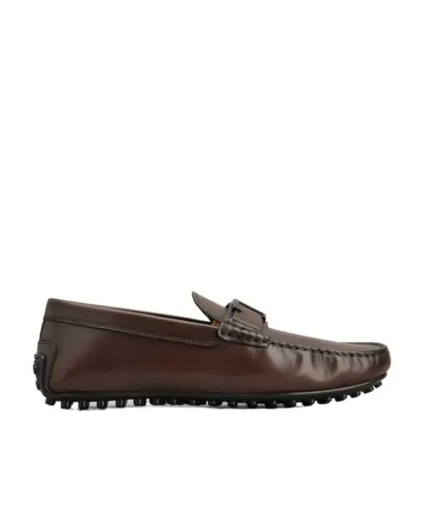 TOD'S City Almond-toe Loafers - Black