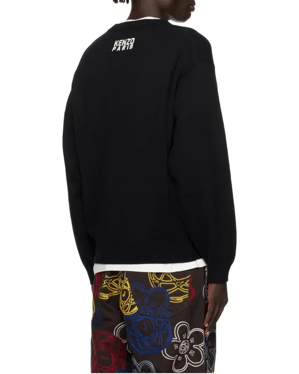 Kenzo Happy Tiger Embroidered Jumper