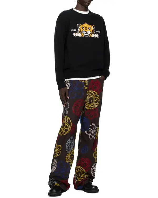 Kenzo Happy Tiger Embroidered Jumper