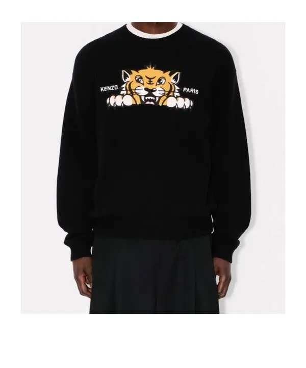 Kenzo Happy Tiger Embroidered Jumper