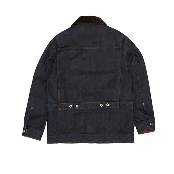 Loewe Denim Jacket With Corduroy Collar
