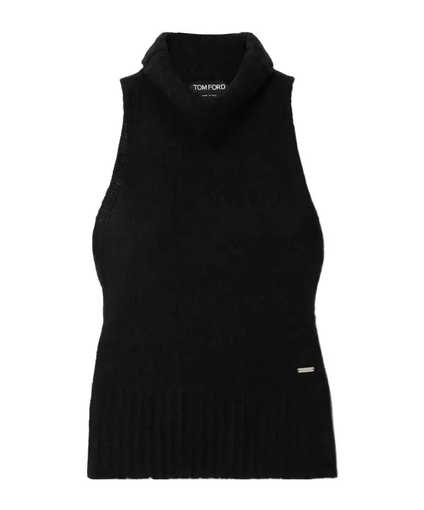 TOM FORD Sleeveless High Neck Vest