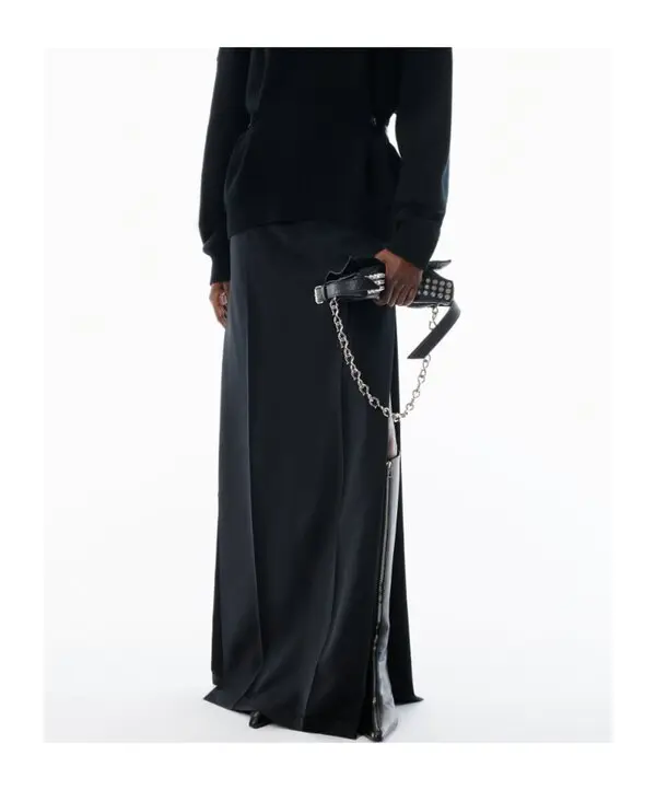 Alexander Wang Mid Rise Tailored Maxi Skirt