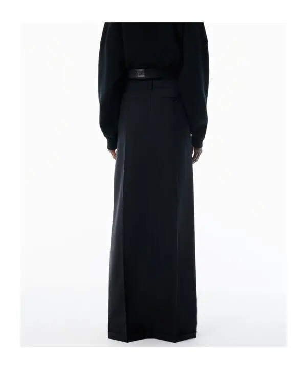 Alexander Wang Mid Rise Tailored Maxi Skirt