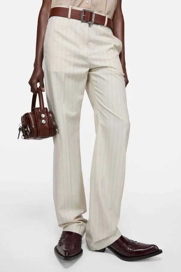 Acne Studios Wool Pinstripe Trousers
