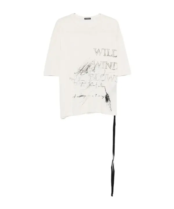 ANN DEMEULEMEESTER Dieter Wild Wind Blows High Comfort T-shirt