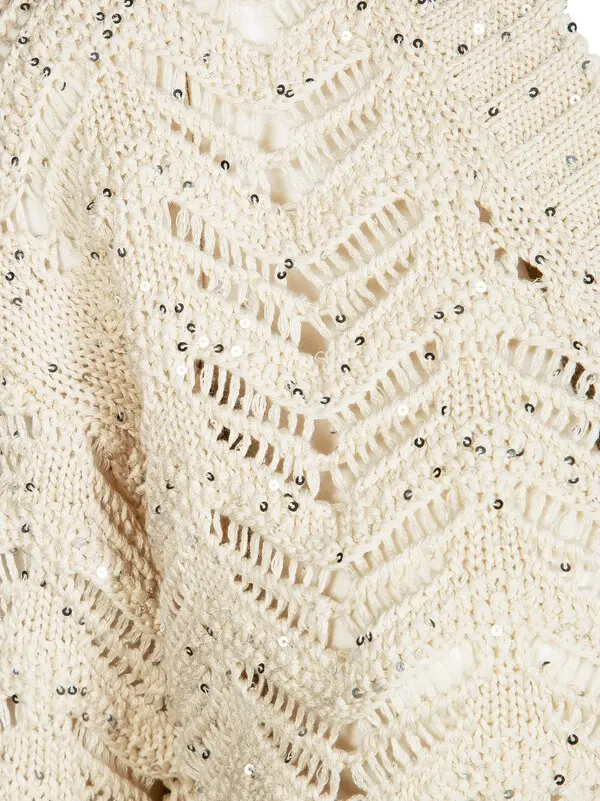 Max Mara Felino V-neck Openwork Jumper