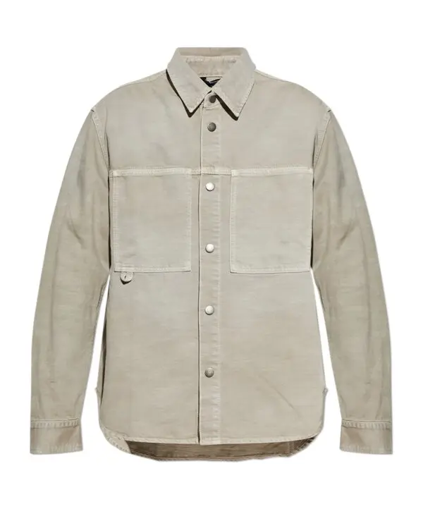 HAIKURE Arno Long Sleeved Shirt - Nude