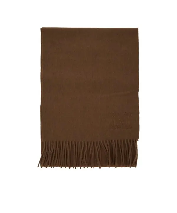 Max Mara Wsdalia Fringed Edge Scarf - Brown