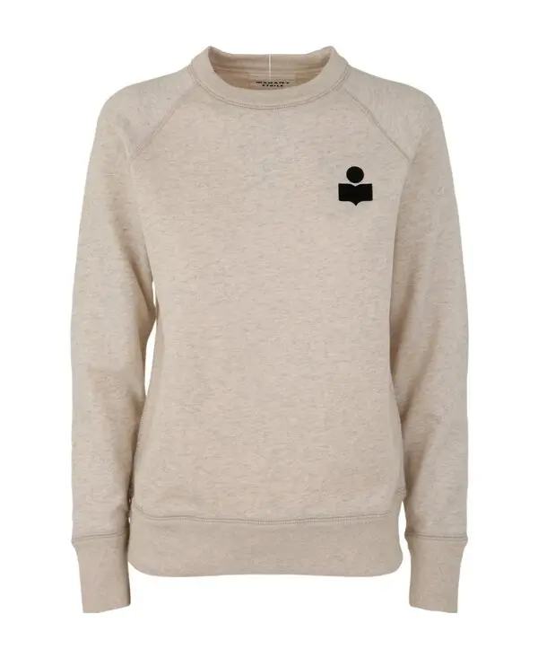 Isabel Marant Étoile Milla Logo Sweatshirt - Nude