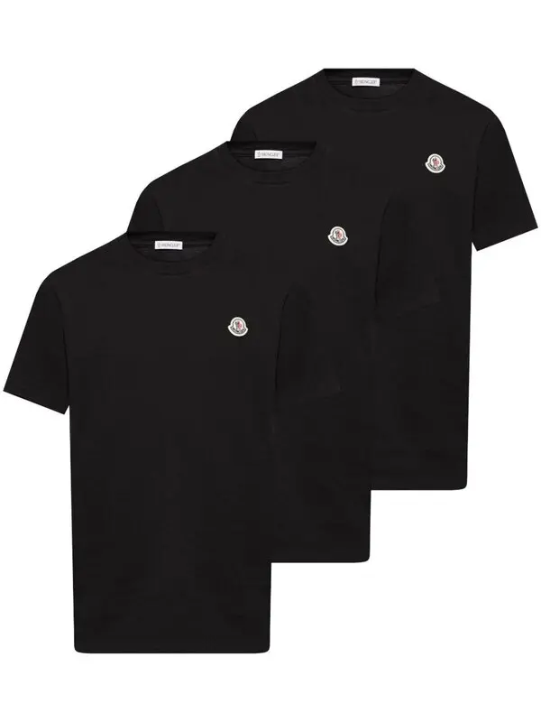 Moncler Short-sleeved T-shirt - Black