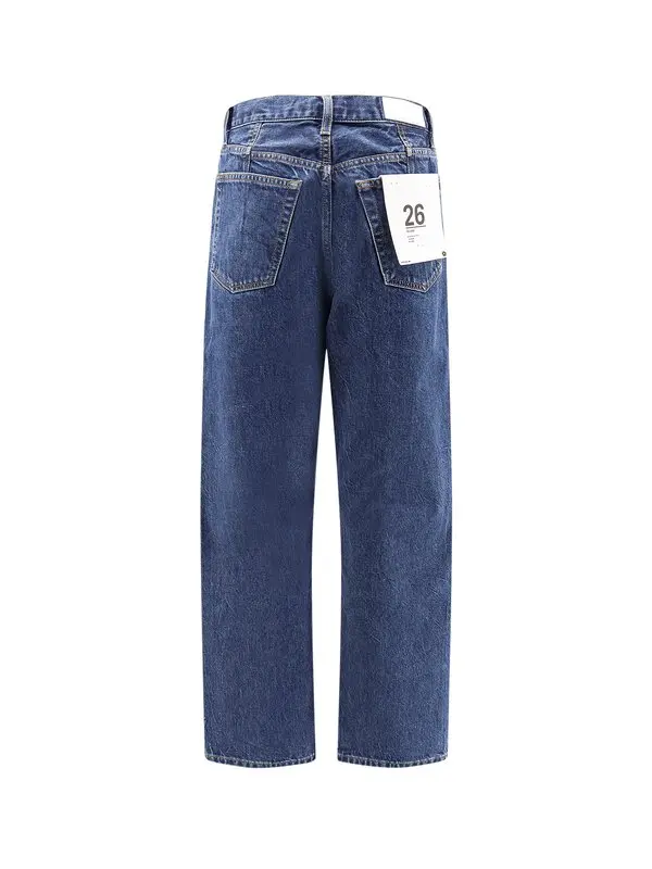 RE/DONE Mid Rise Straight Leg Jeans